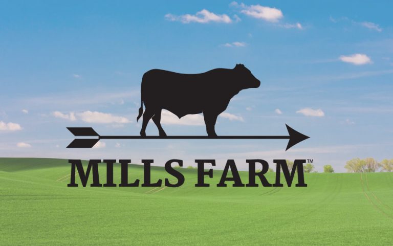 Mills Farm Logo - 17Blue Digital Agency